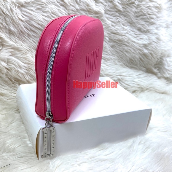 Dior | Bags | Dior Pouch Cosmetic Case Organizer Bag Pink Logo | Poshmark